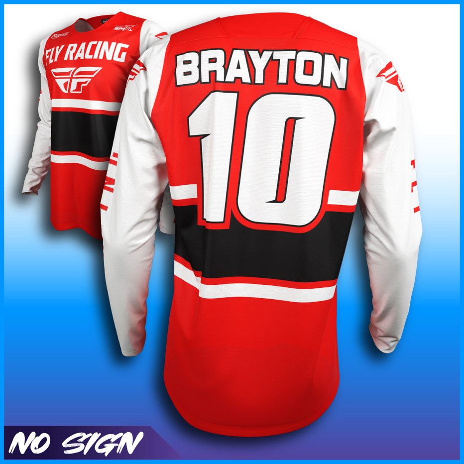 NO SIGN: Justin Brayton FLY 2018 Daytona Winning Jersey – SMX Replica ...